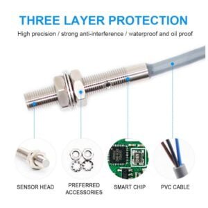 M5 Proximity Sensor, Inductive Miniature Type, 1.0 mm Distance